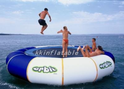 China Inflatable Water Game Inflatable Jumping Bed For School Playground for sale