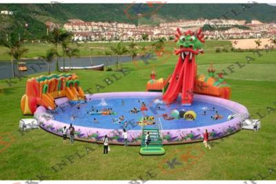 Cina Trampolino acquatico gonfiabile dell'acqua dei bambini o dell'adulto per il PVC dei parchi 0.9mm dell'acqua in vendita