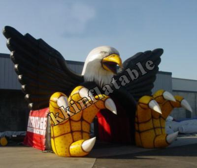 China Powerful Animal Eagle Model Inflatable Tunnel For Sport Games And Playing for sale