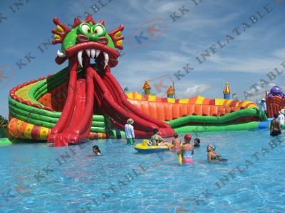 中国 裏庭の大人か子供のための膨脹可能な警備員のスライドの商業膨脹可能なコンボ 販売のため
