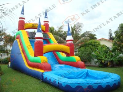 Cina PVC gonfiabile della prova di fuoco dei giochi degli acquascivoli del grado commerciale 0.9mm in vendita