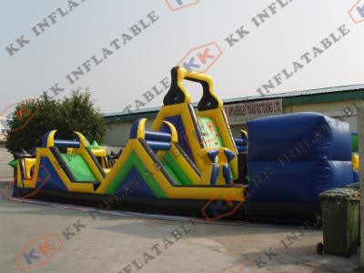 China Challenge Inflatable Sport Games / Inflatable Obstacle Game Custom Color for sale