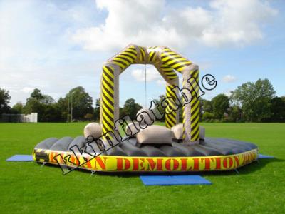China Digital Print PVC Wrecking Ball Inflatable Sport Games For rentals for sale