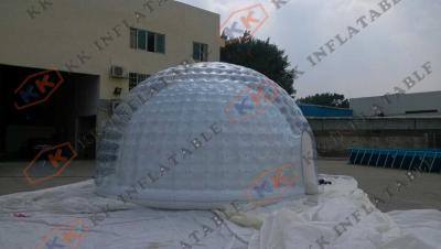 China 0.6mm PVC tarpaulin Inflatable Transparent Tent , Inflatable Clear Dome Tent for sale