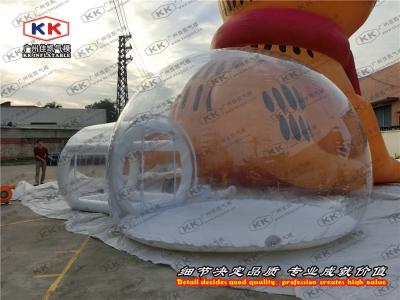 China 4mDia Clear Inflatable Bubble Tent Outdoor Inflatable Exhibition Dome For Party for sale
