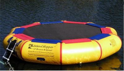 China Digital Printing Outdoor Inflatable Game , Eco-friendly Inflatable Trampoline for sale