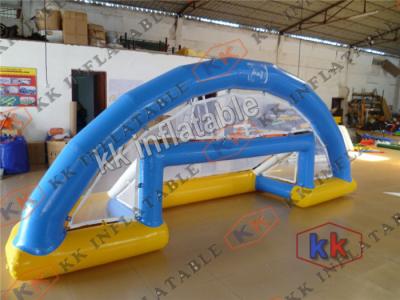 China Large Outdoor Inflatable Game , Durable Inflatable Football Court for sale