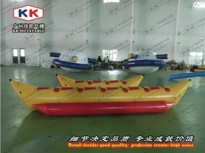 China PVC Tarpaulin Inflatable Sports Games For Skiing , Snow Banana Boat for sale