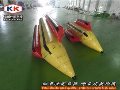 China 0.6mm PVC Tarpaulin Inflatable Sports Games , Banana Boat For Skiing for sale