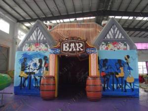 China Fireproof air Inflatable Tent Pub / inflatable marquee with 15 man for sale