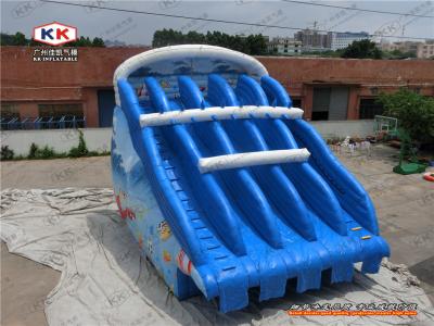 Китай Скольжение воды 10m огромных малышей раздувное x 7m с бассеином воды, темой океана продается