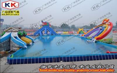 Cina Parco gonfiabile dell'acqua del cortile della piscina enorme per all'aperto in vendita