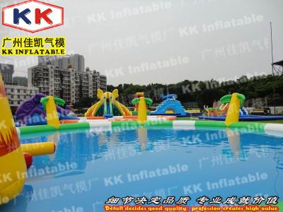 Cina Faccia scorrere la piscina gonfiabile della giungla dei parchi dell'acqua dei giocattoli per il bambino in vendita
