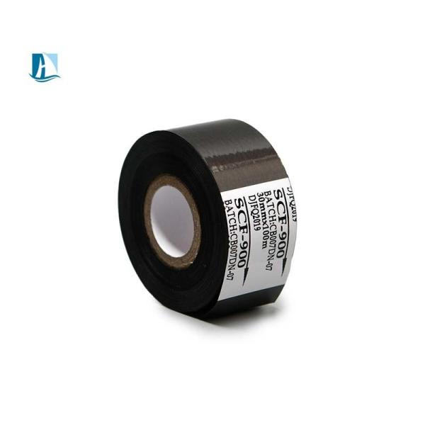Quality Hot Stamping Ribbon 30mm*100m SCF-900 LC1 FC2 FC3 Black Coding Ribbons for Label for sale
