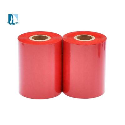 China Custom Size Thermal Transfer Ribbon for Flat Heat Label Printer Ink Side Customerized for sale