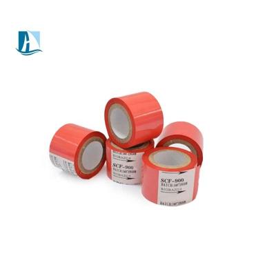 Cina 30mm * 100m LC1 Hot Stamping Foil Roll Black Coding Ribbons per la stampa della data di scadenza in vendita
