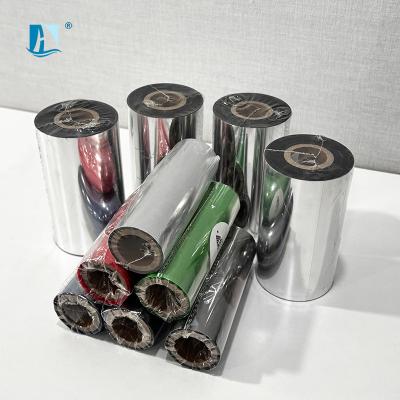 China Máquina de fax Aplicável cinta de resina de cera de transferência térmica para impressão de códigos de barras de rótulos à venda