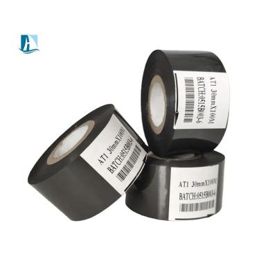 Cina Rubinetto di timbro a caldo in colore nero originale per stampante SCF900 30*100m richiesta personalizzata in vendita