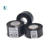 China 35*100m Black Hot Date Stamping Ribbon Roll for Coding Machine Temperature 100C-160C for sale