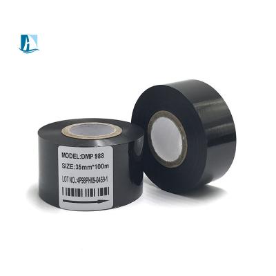 Cina Fogli di stampaggio a caldo Glod Nera Rubinetta di codifica 30 mm*100 m per la codifica della data di stampa in serie in vendita