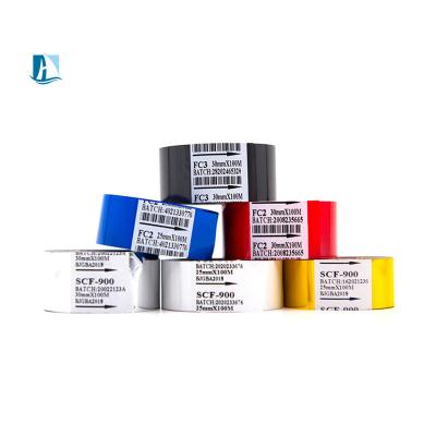 China SCF-900 Ribbon 25mm*100m Hot Stamping Ribbon for Printer Coding Speed 30-600/Minute for sale