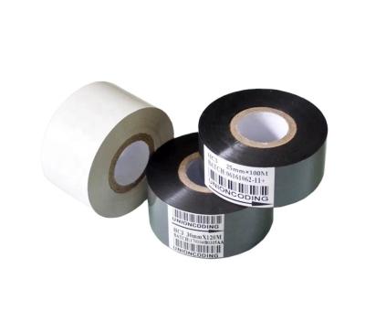 China 25mm*100m White PET Hot Foil Stamping Hardcover Book for Date Printer Ribbon FC3 SCF900 for sale