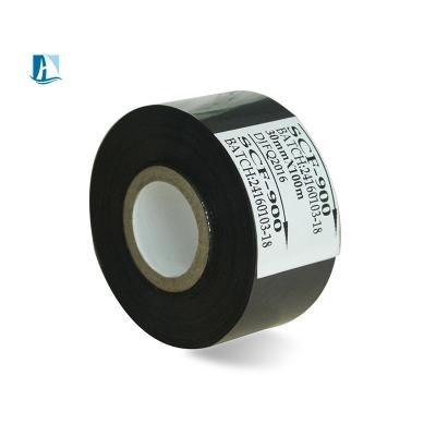 Cina 25mm*100m Folietta di timbrazione a caldo rosso per stampante di data Cinturino per codici a barre FC3 SCF900 in vendita