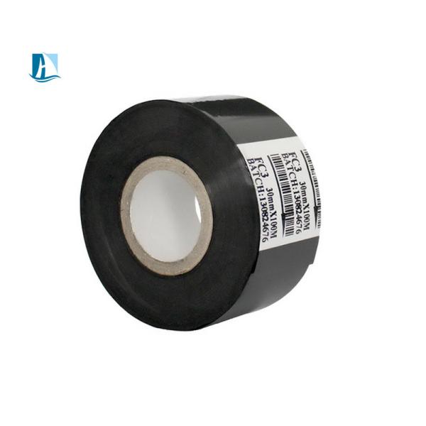 Quality 30*100 SCF900 Custom Black Ribbon Hot Stamping Foil for Barcode Printing High for sale