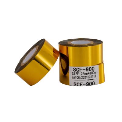 Cina Stampatrice a colori Applicabile Folia di stampaggio a caldo in oro per la macchina di codifica 30 mm * 100 m in vendita