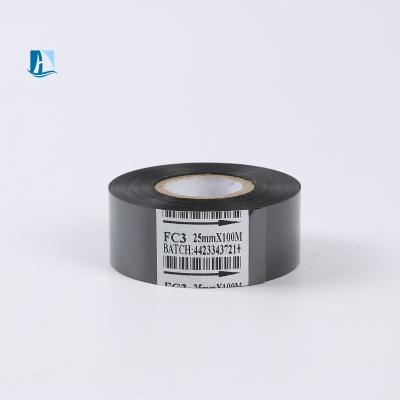 China Scf 900 30mm*100m Plastic Bag Printing Tape with Black Stamping Date Hot Coding Foil for sale