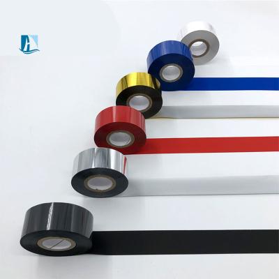 Cina Stampa etichette FC1 Foglio stampato a caldo in colore oro con larghezza di 12 mm e design personalizzato in vendita