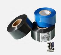 China Printer Ribbon 12mm Width 30mm x 100m Black Roll Compatible with Hot Stamp Coder for sale