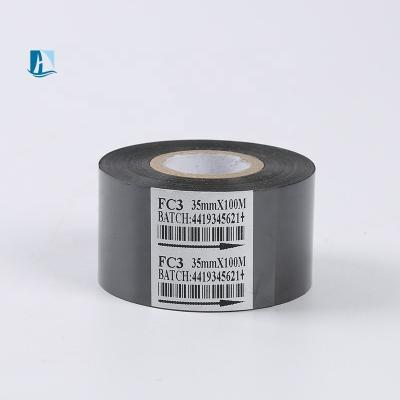 Cina HP241 HP241B DY-825mm*100m Stampa nastro PET giallo per la data di stampa coerente in vendita
