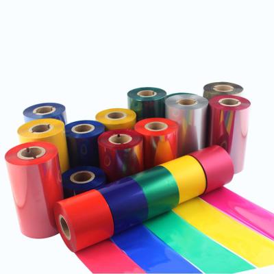 Cina 110mm*300m Cera Resina Nera Inchiostro a Trasferimento Termico Nastro per Fast Coding Speed Color Printer in vendita