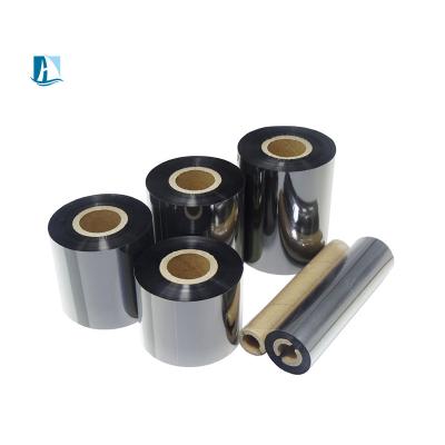 China Print Production Date Plastic Ribbon Wax Label Printer Resin Ribbon For Bar Code for sale