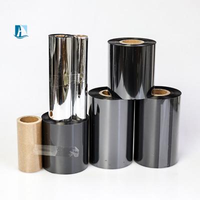 Cina 100C-160C Temperatura di ricambio Ss Nastro di resina di cera Nastro per la stampante di nastro termico d'argento in vendita