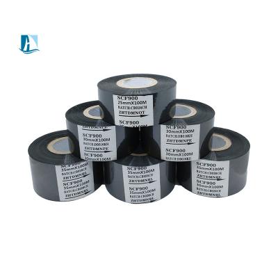 China 30mm * 100m Thermal Printer Color Ink Ribbon Roll with Round Handwriting and Printing for sale