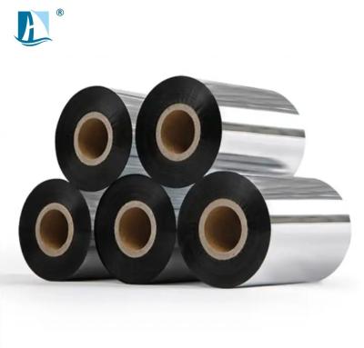 China 110x300m Thermal Transfer Printer Ribbon TTR Black Barcode Ribbon for Green Color for sale