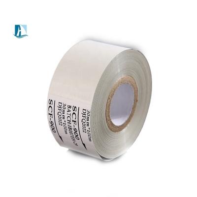 Cina SCF900 FC1 Nastro a codice a barre in PET Nastro a timbro caldo 30 mm*100 m Nero per stampa generica in vendita
