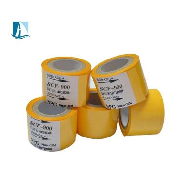 Cina SCF900 Nastro d'oro per macchina da scrivere lunghezza 100 m codifica dei colori e stampa a caldo in vendita