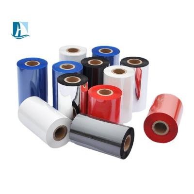Cina PET 50mm*100m LC1 Nastro di codifica a colori blu Nastro satinato per la stampa in vendita