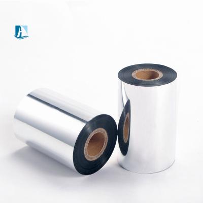 Cina 50 mm*100 m nastri da stampaggio a caldo SCF900 in argento per stampanti e pellicole di imballaggio in vendita
