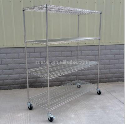 China SMT Reel Shelving Trolley ESD SMT reel storage cart antistatic trolley for sale