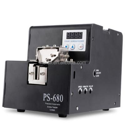 China PS-680 digital display rotary screws arrangement machine, M1.0-5.0 automatic screws feeder adsorption robot available AC100-240V for sale