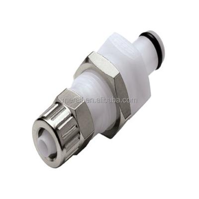 China PMCD4004 Valved Panel Mount PTF Coupling Insert 1/4 PTF in stock for sale