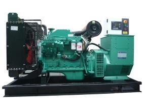China 6cta8.3 series engine  150kw Cummins diesel generator open skit back up with genuine accessory for sale