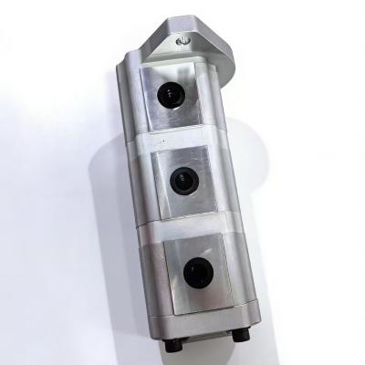 China HGP-333A Aluminum Alloy 3-Stage Gear Pump Excavator Loader Engineering Mechanical Components for sale