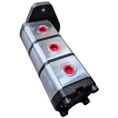 China GSP2-B09T Shimadzu Hydraulic Gear Pump Kobelco SK55 SK60 Excavator Parts for sale