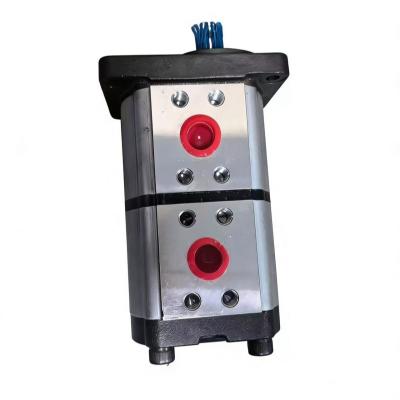 China PS12B 134B EFB19-H9 Double Hydraulic Gear Pump Kubota Tractor Parts for sale