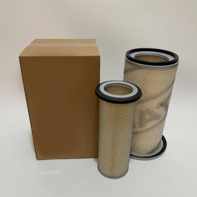 China 4I-7575 Dual Stage Primary Inner Air Filter Set High Dust Holding CAT E325 E330 Excavator 966F Loader Parts for sale